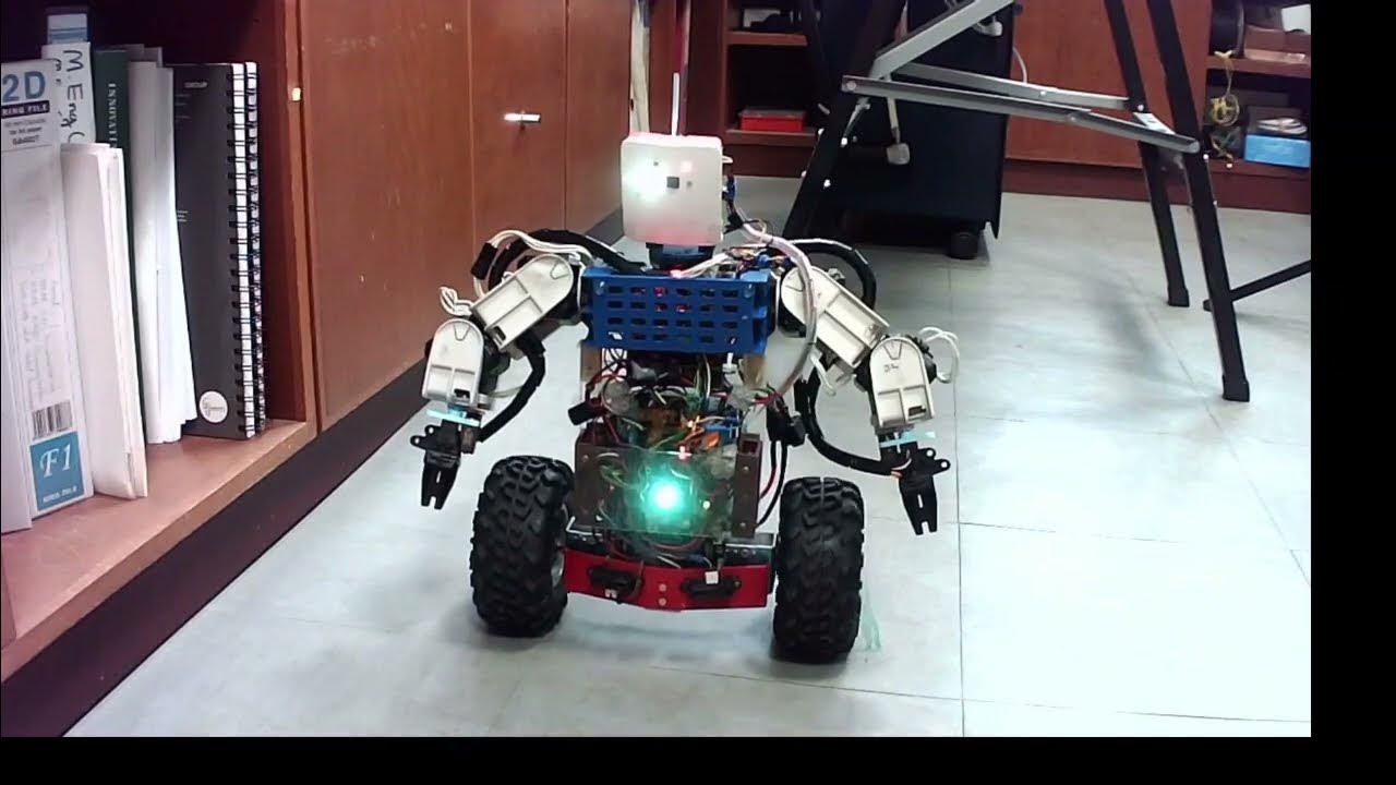 V3P1 Update March 2023 - Self-balancing robot with upper humanoid body ...