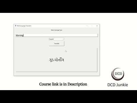 How to make Multi Language Translator App in Python with Tkinter - YouTube