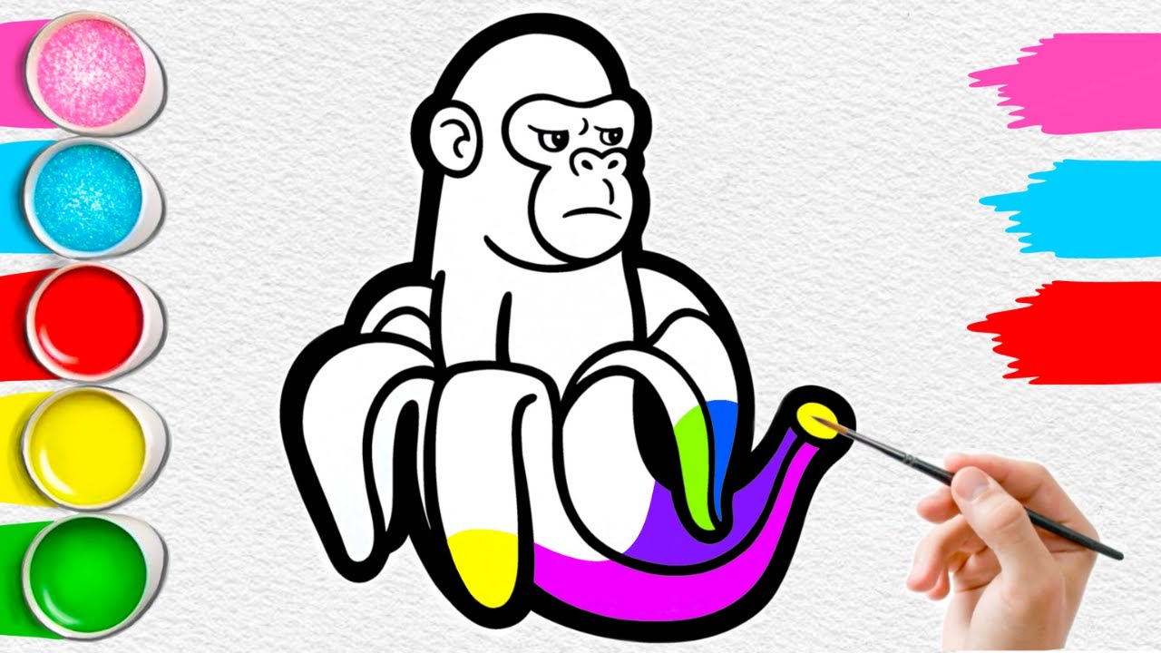 How to Draw a Chimpaazini Bananini– | Easy Drawing | Step-by-Step - YouTube