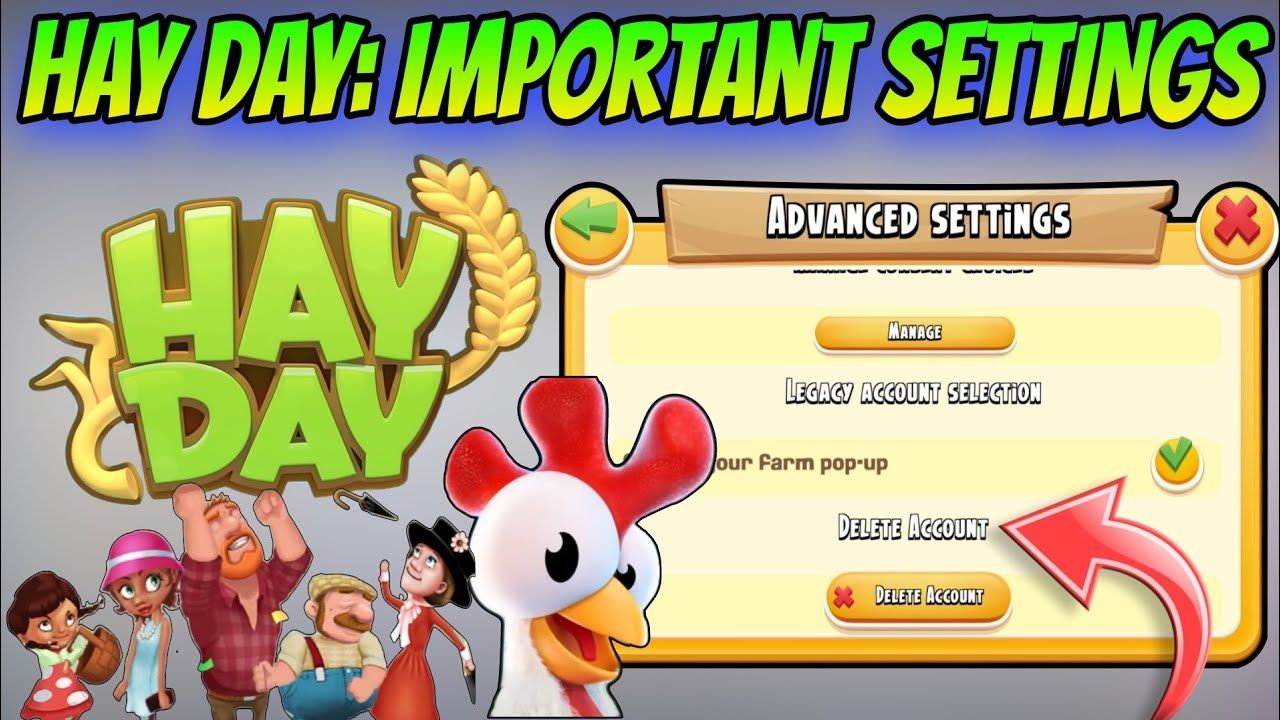 Hay Day: Do Not Click Here ! Hay Day Important SETTINGS - YouTube