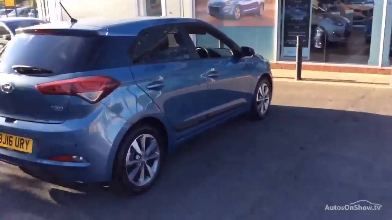 HYUNDAI I20 GDI PREMIUM BLUE 2016 - YouTube