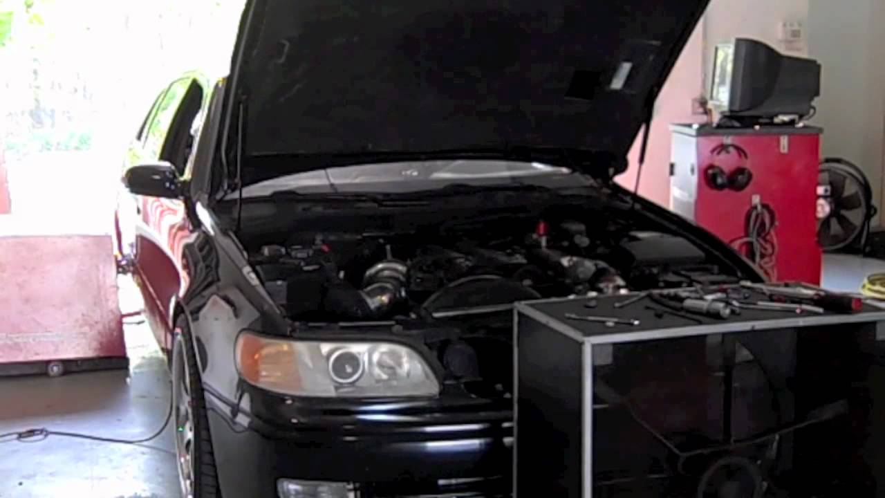Lexus GS300 - 2JZ Swap - 500whp / 430tq - AEM EMS - Dyno Video - YouTube
