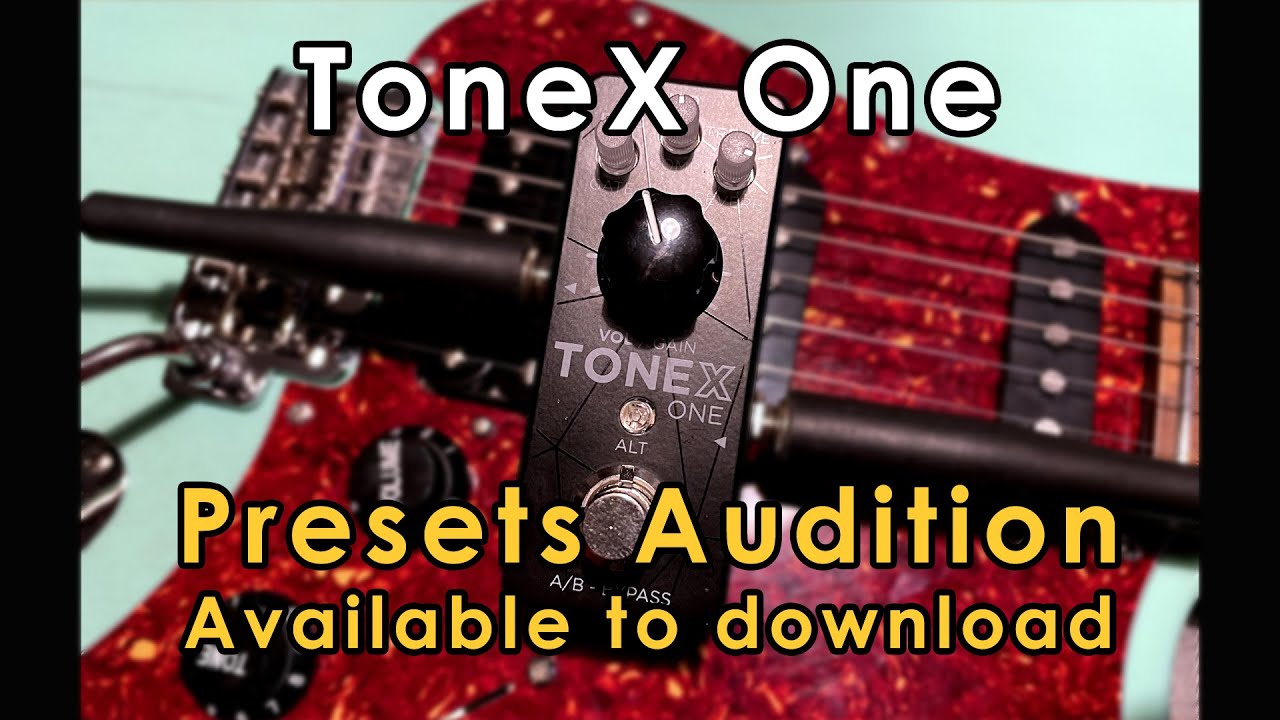 ToneX One demo: Downloadable Presets - YouTube