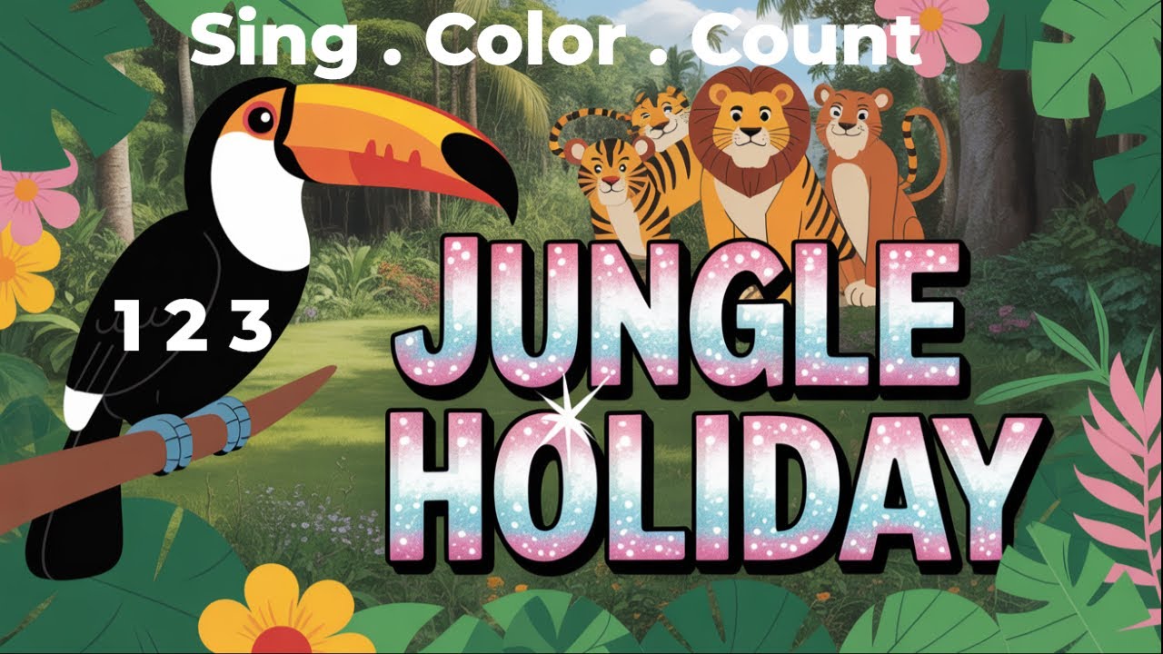 Jungle Adventure Songs for Kids | Welcome, Colors & Counting Kids Songs ...