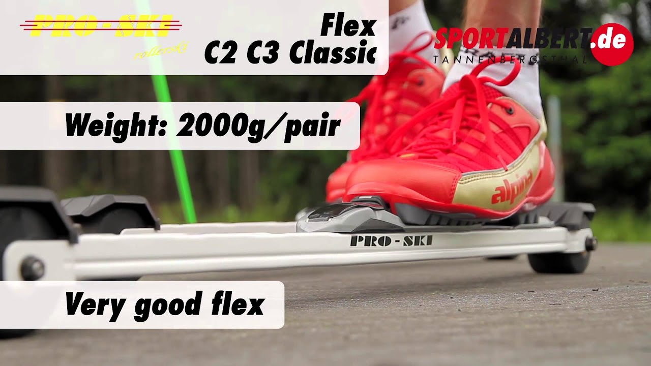 Pro Ski Flex C2 C3 Classic offered by www.sportalbert.de - YouTube