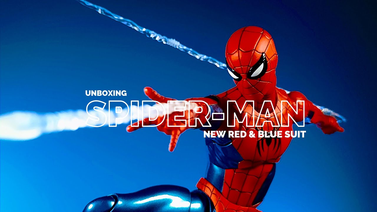 Spider-Man: New Red & Blue Suit - S.H.F | Unboxing - YouTube