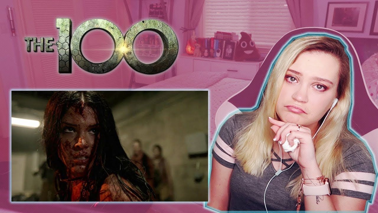 The 100 Season 5 Episode 2 "Red Queen" REACTION! - YouTube
