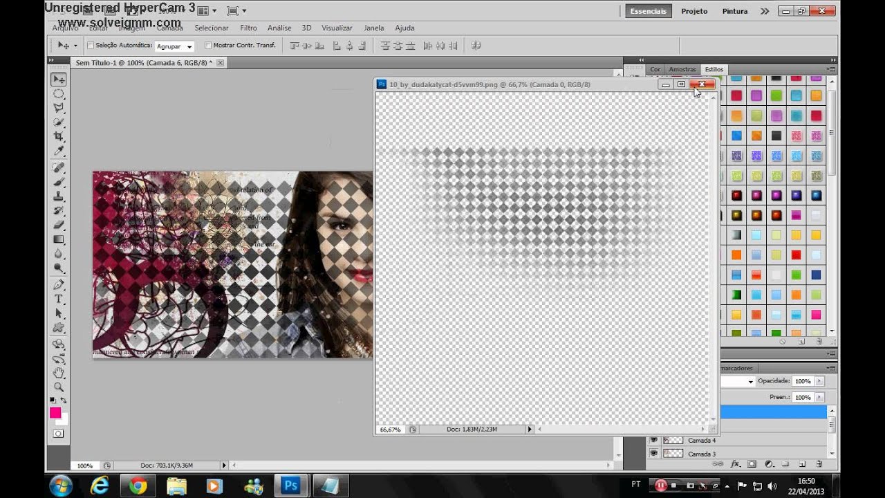 tutorial capa simples da sel - YouTube