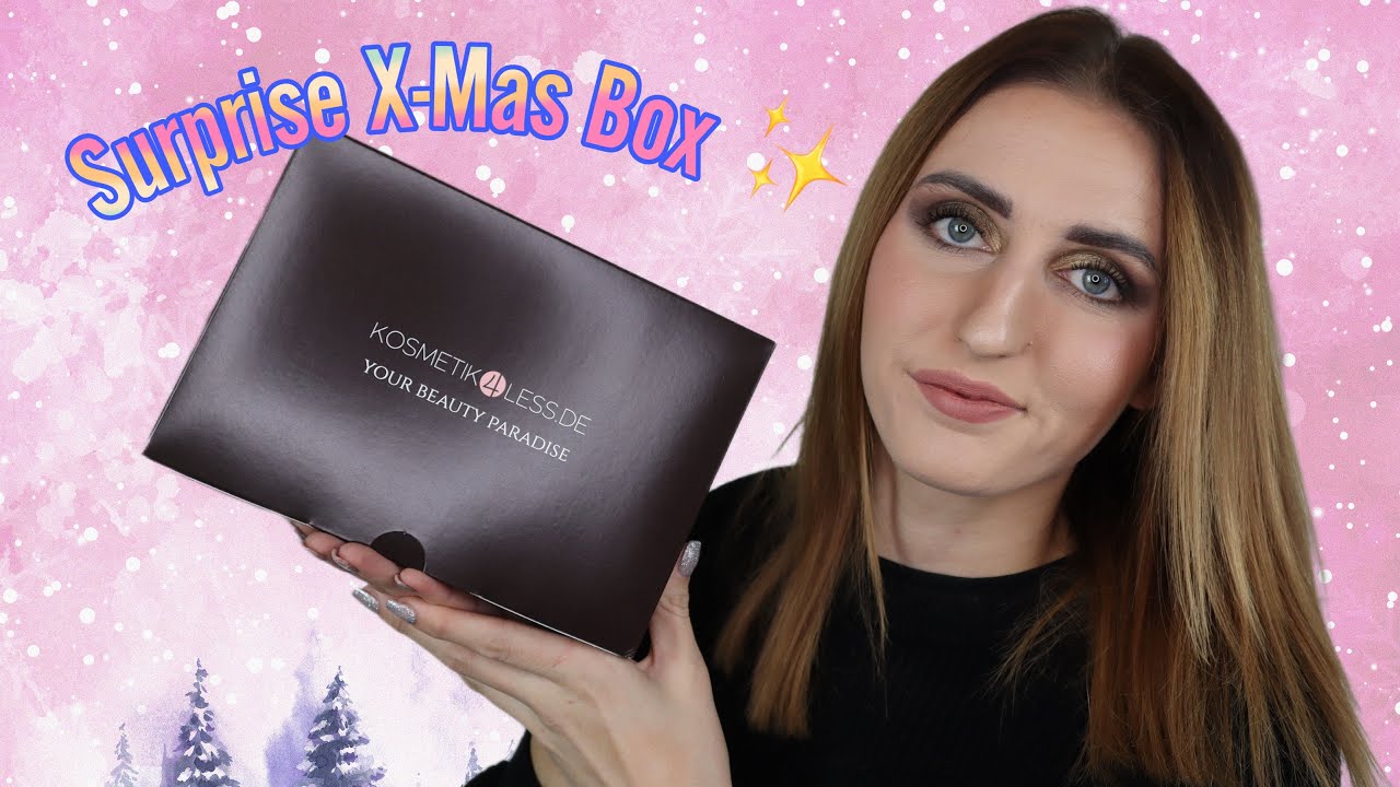 Wow! Surprise X-Mas Box 🎅🏻 Kosmetik4Less 2022 Unboxing🖤 - YouTube