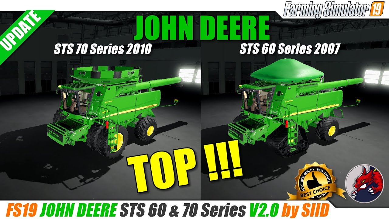 FS19 | JOHN DEERE STS 60 & 70 SERIES OFFICIAL v2.0 by SIID - review ...