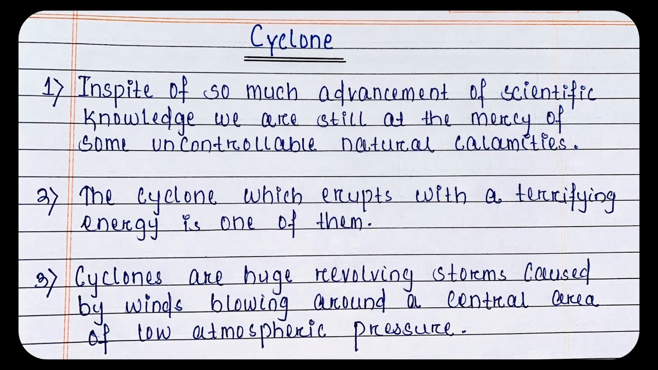 cyclone essay in English | write a short essay on Cyclone in English ...