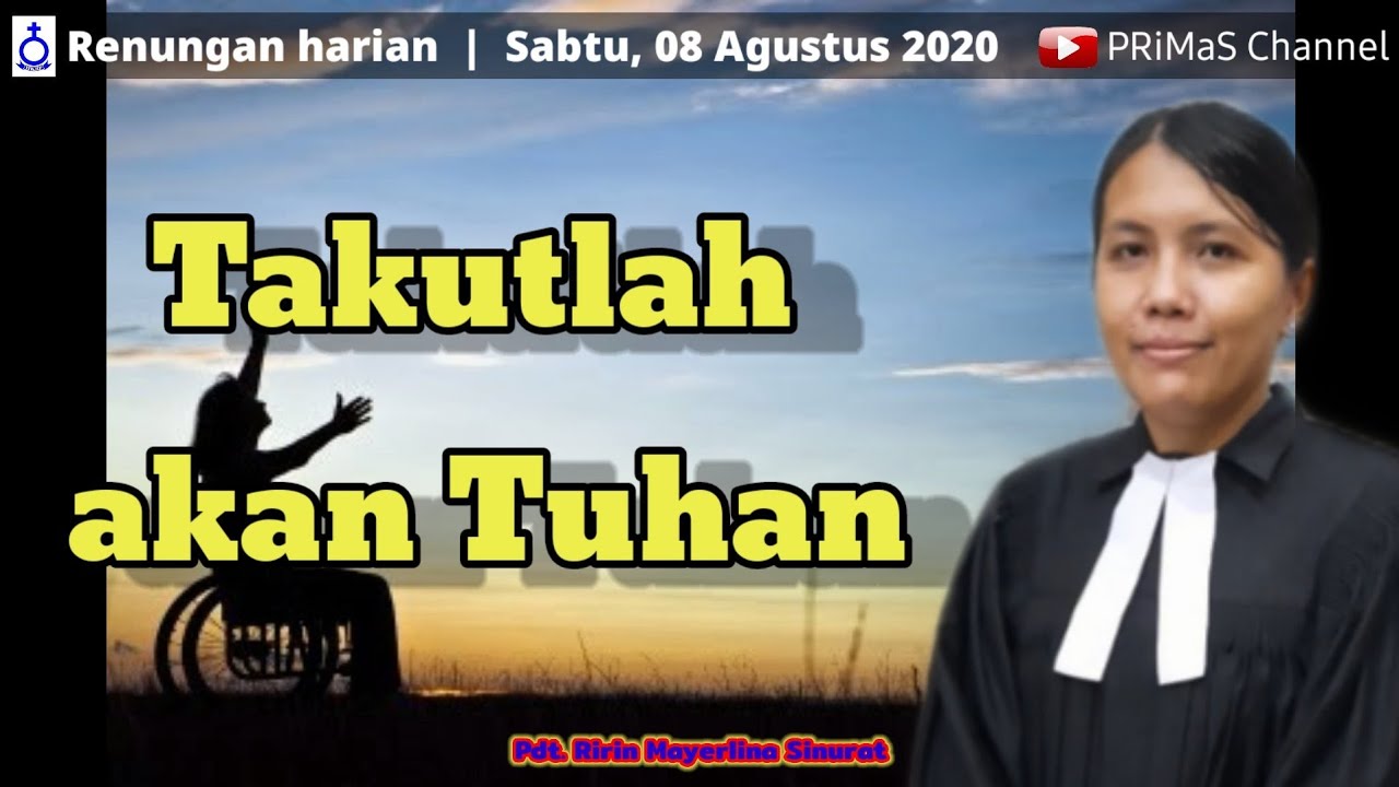 Renungan harian Sabtu,08 Agustus 2020 | Mazmur 85 : 10 | Kidung Jemaat ...