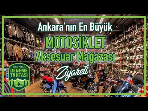 Ankara'nın En Büyük Motosiklet Aksesuar Mağazası Honda Tansoy'dayım.