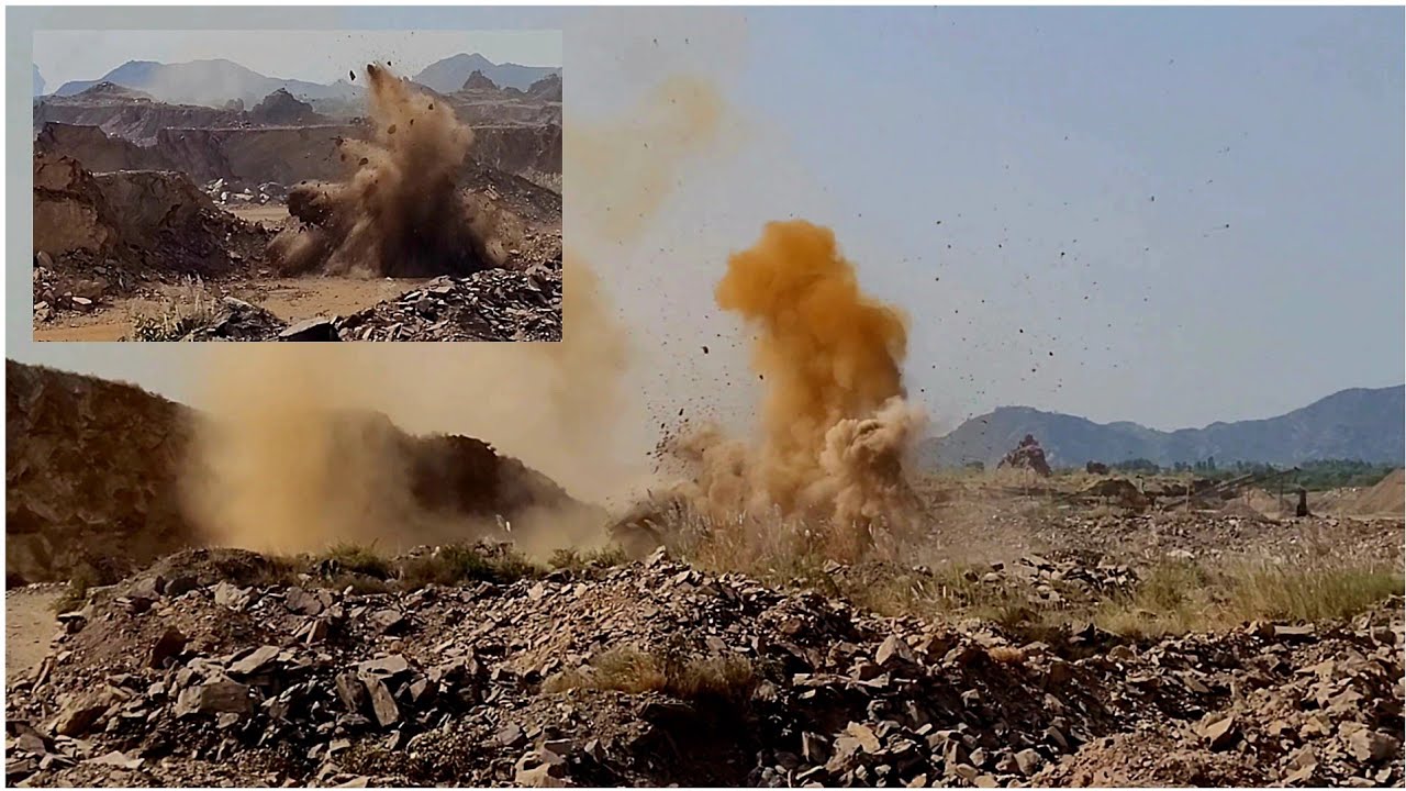 Amazing Blasting for Hill Crushing |CrushingRocks ||Asmr Explosions ...