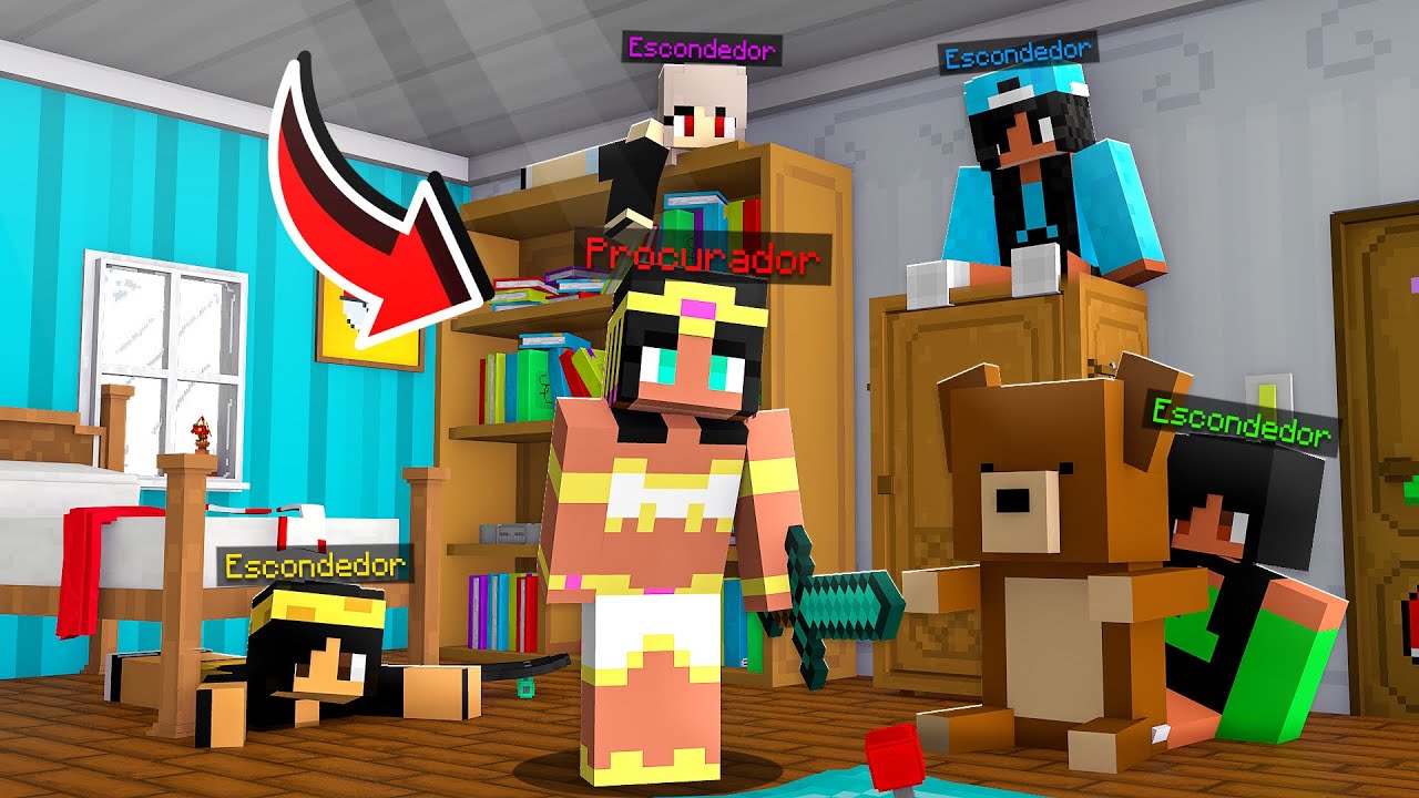 ESCONDE ESCONDE DAS MENINAS no Minecraft ‹ Koow › - YouTube