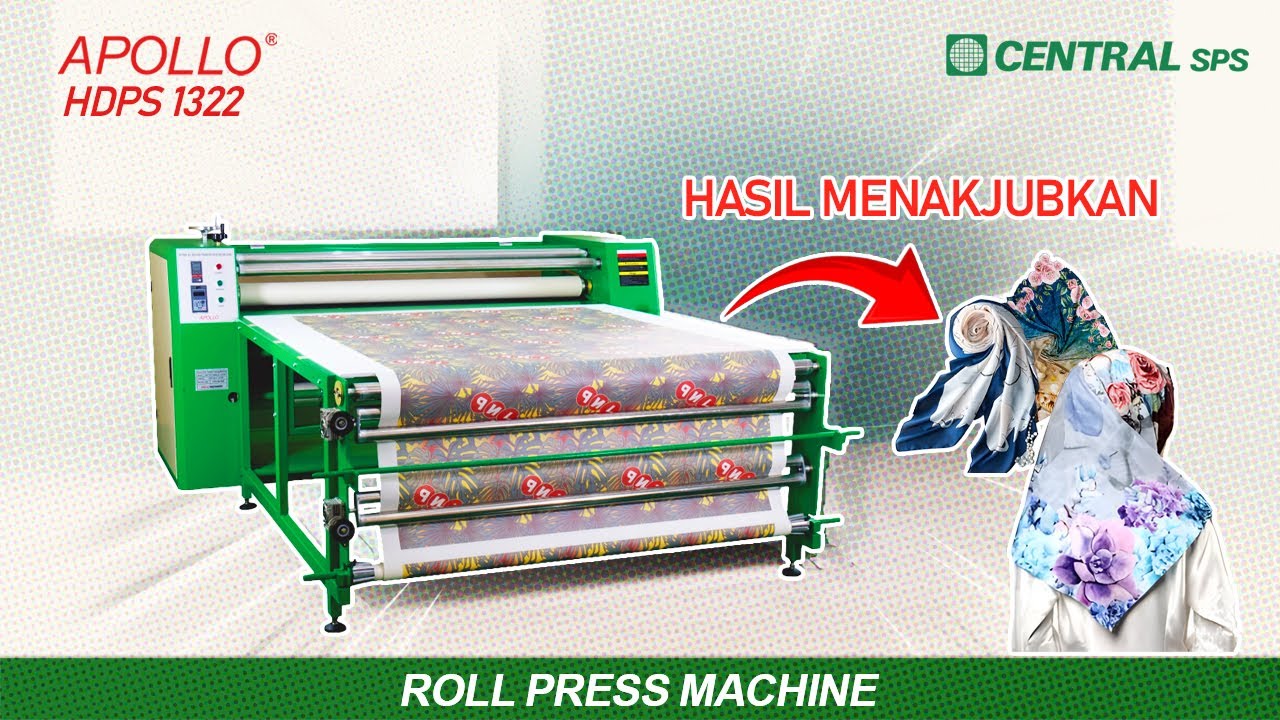 Mesin ini menghasilkan sublim yang menakjubkan !! Roll Press Apollo ...