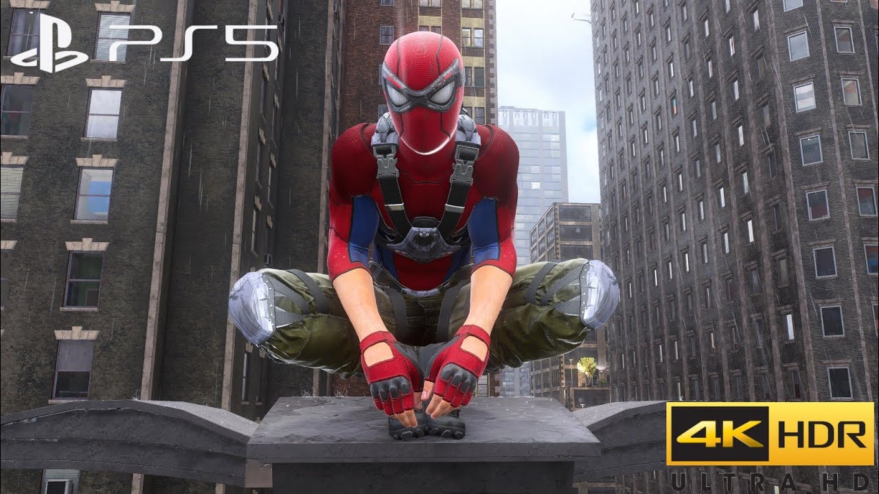 Marvel Spidermen 2 (PS5) Peter Secret War Civil War Suit Open world ...