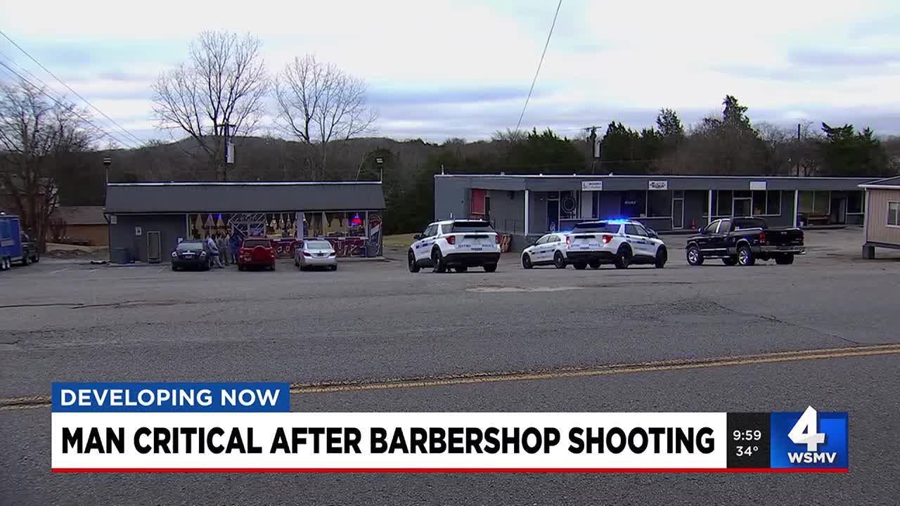 Man critical after barbershop shooting - YouTube