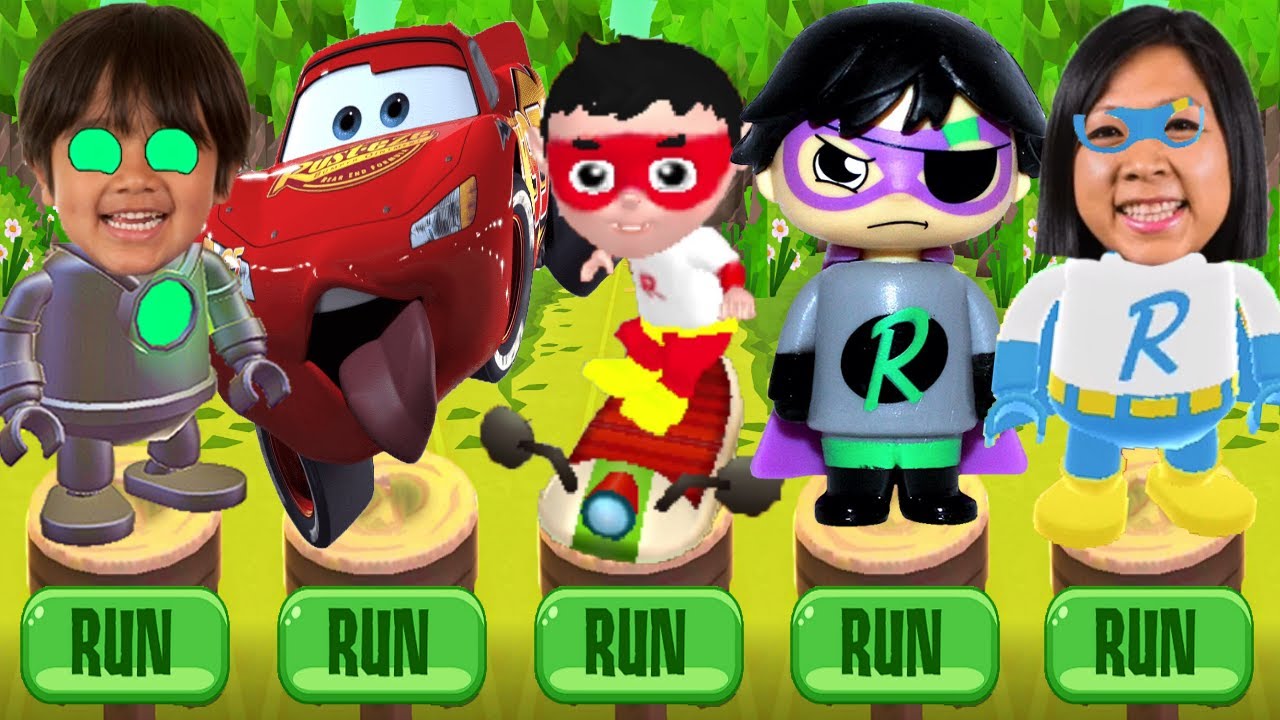 Tag with Dark Titan Ryan vs Lightning McQueen Run vs Run Ryan - Run ...
