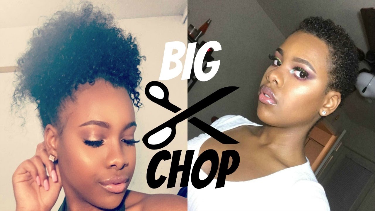 My Big Chop + Footage - YouTube