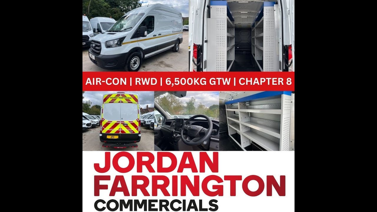 NEW 2024 24 reg FORD TRANSIT L3 H3 RWD 350 UTILITY WORKSHOP SPEC VAN ...
