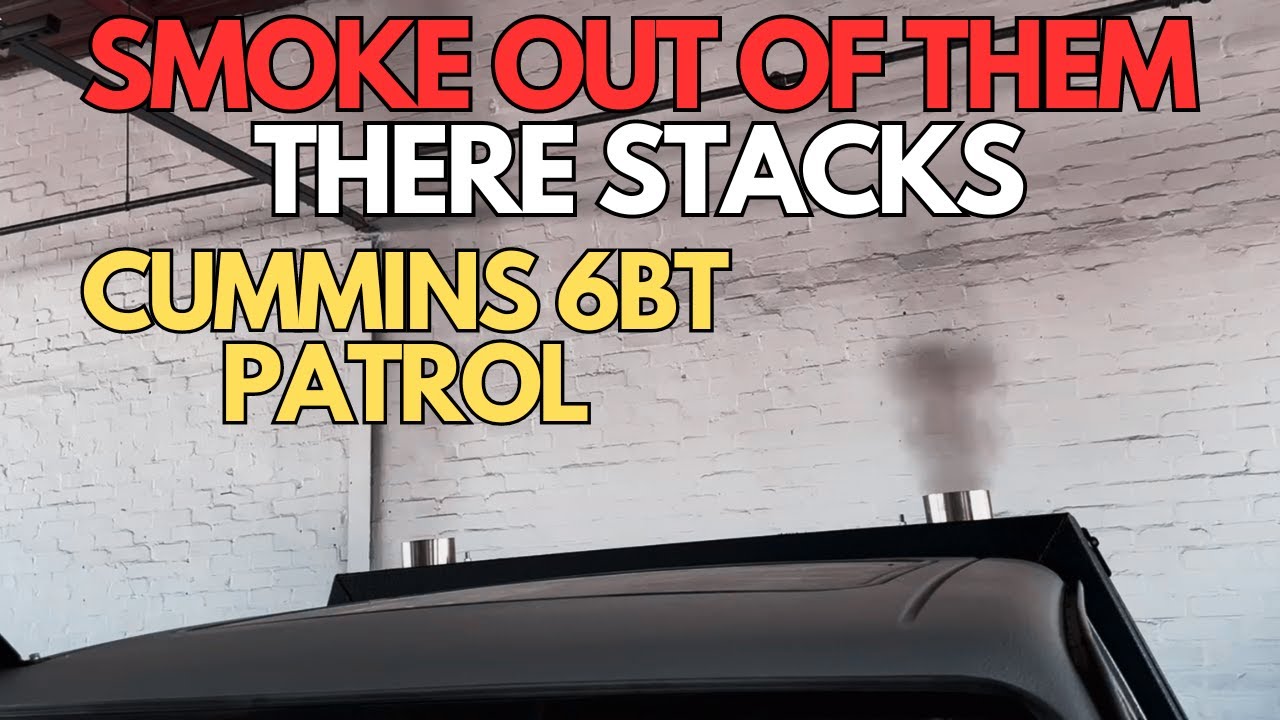 IT'S ALIVE !!! SMOKE OUT OF THEM THERE STACKS !!!!!!!! NISSAN PATROL ...