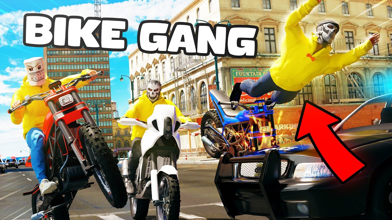 Biker Gang Take Over In GTA5 RolePlay - YouTube
