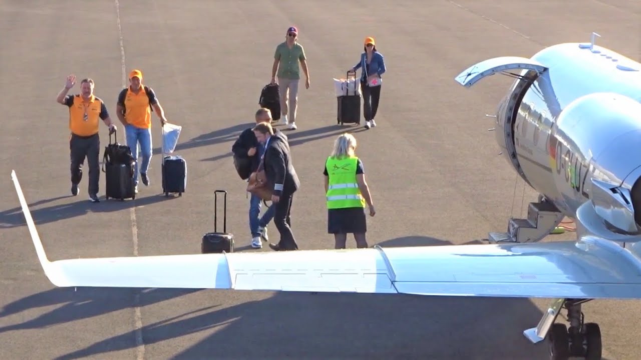 Formula 1 Drivers Private Jet Departures after Belgian Grand Prix Spa ...