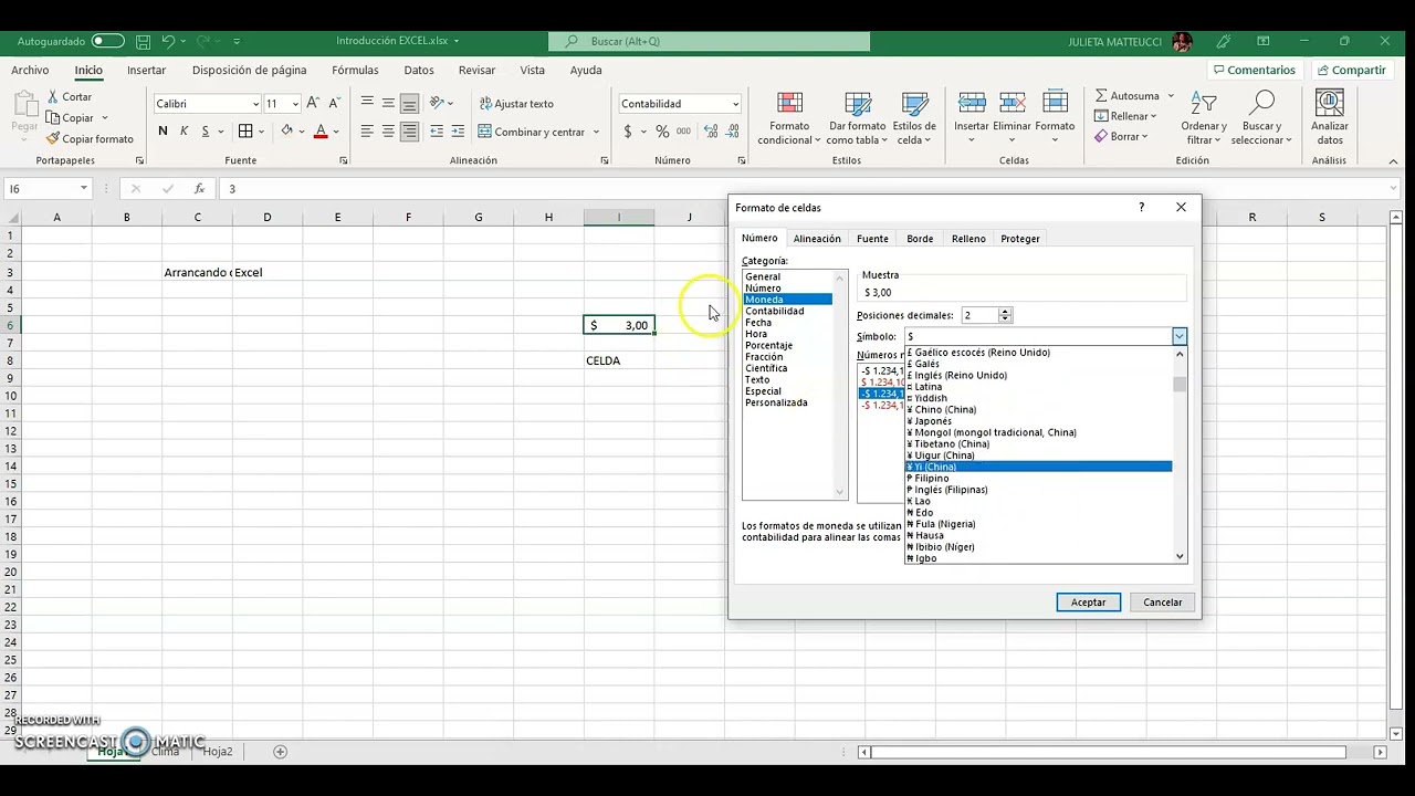 Excel 01 - Introducción a Excel. - YouTube