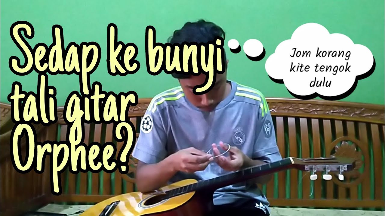 Cara pasang tali gitar akustik dengan tepat(part 2) - YouTube