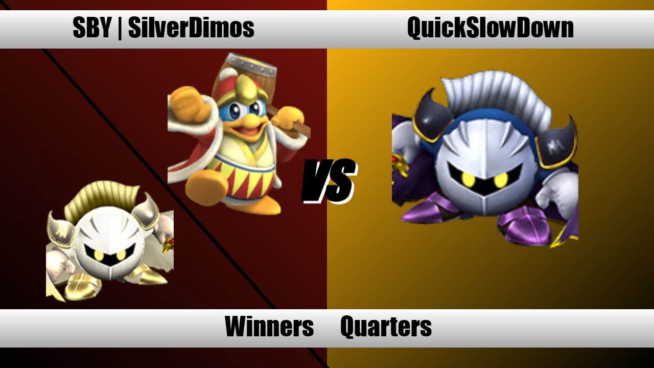 SBY10 - SilverDimos (Dedede/Meta Knight) Vs. QuickSlowDown (Meta Knight ...