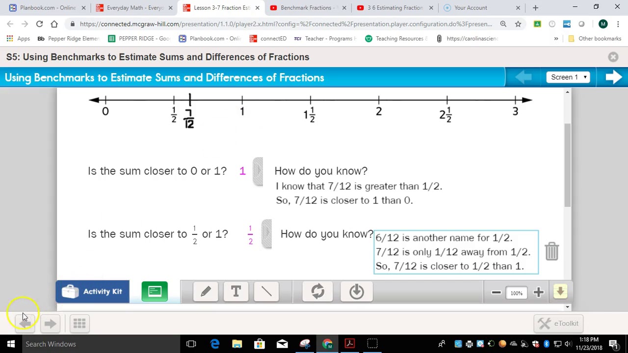 3 -7 Fraction Estimation with Benchmarks - YouTube