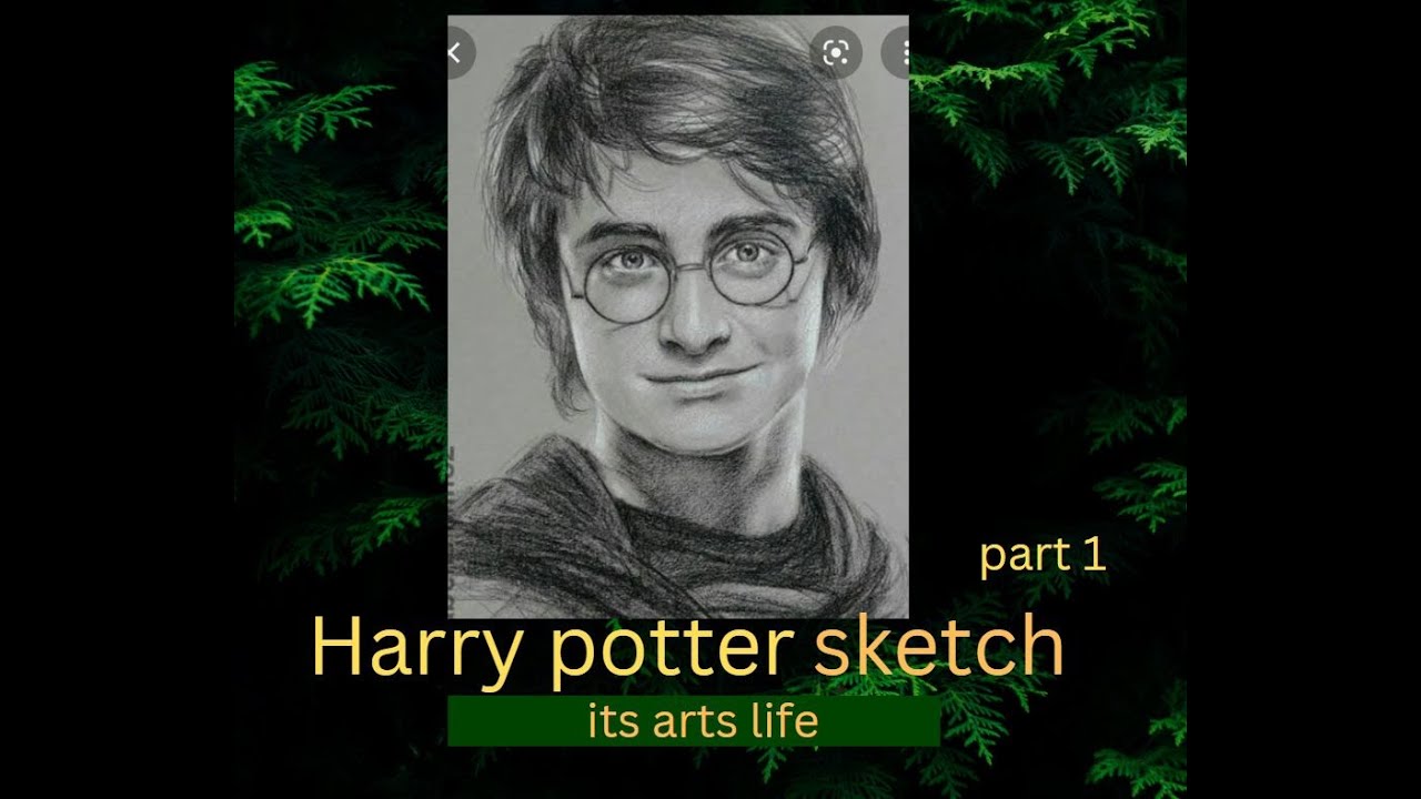 How to Draw Harry Potter Drawing | Sketch tutorial Part -1 Pencil ...