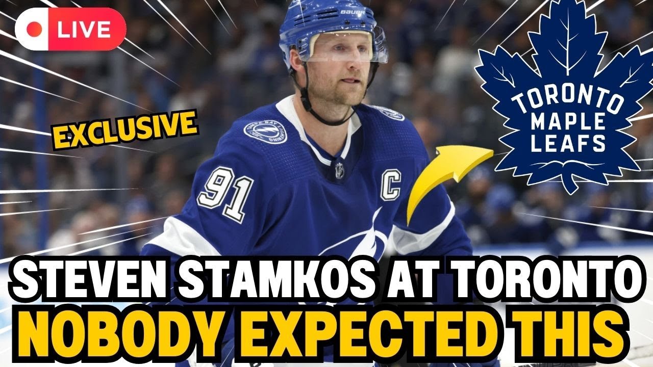 LAST MINUTE THE FANS SURPRISE WITH THIS NEWS! STEVEN STAMKOS IN TORONTO ...