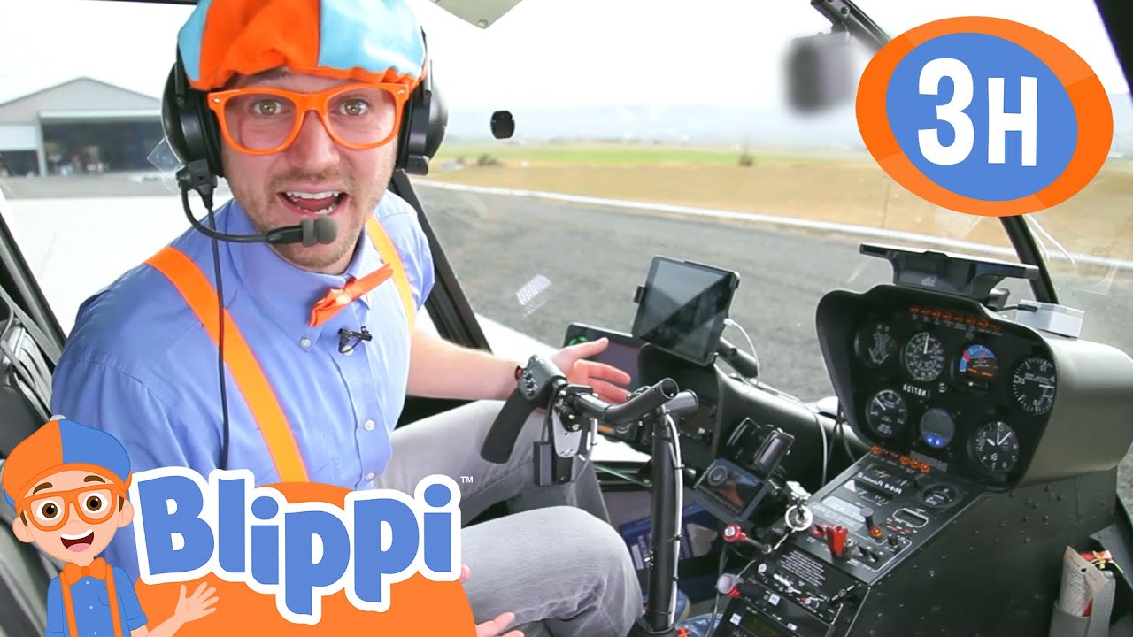 Fly and Explore a Helicopter! | Blippi - Educational Videos for Kids ...