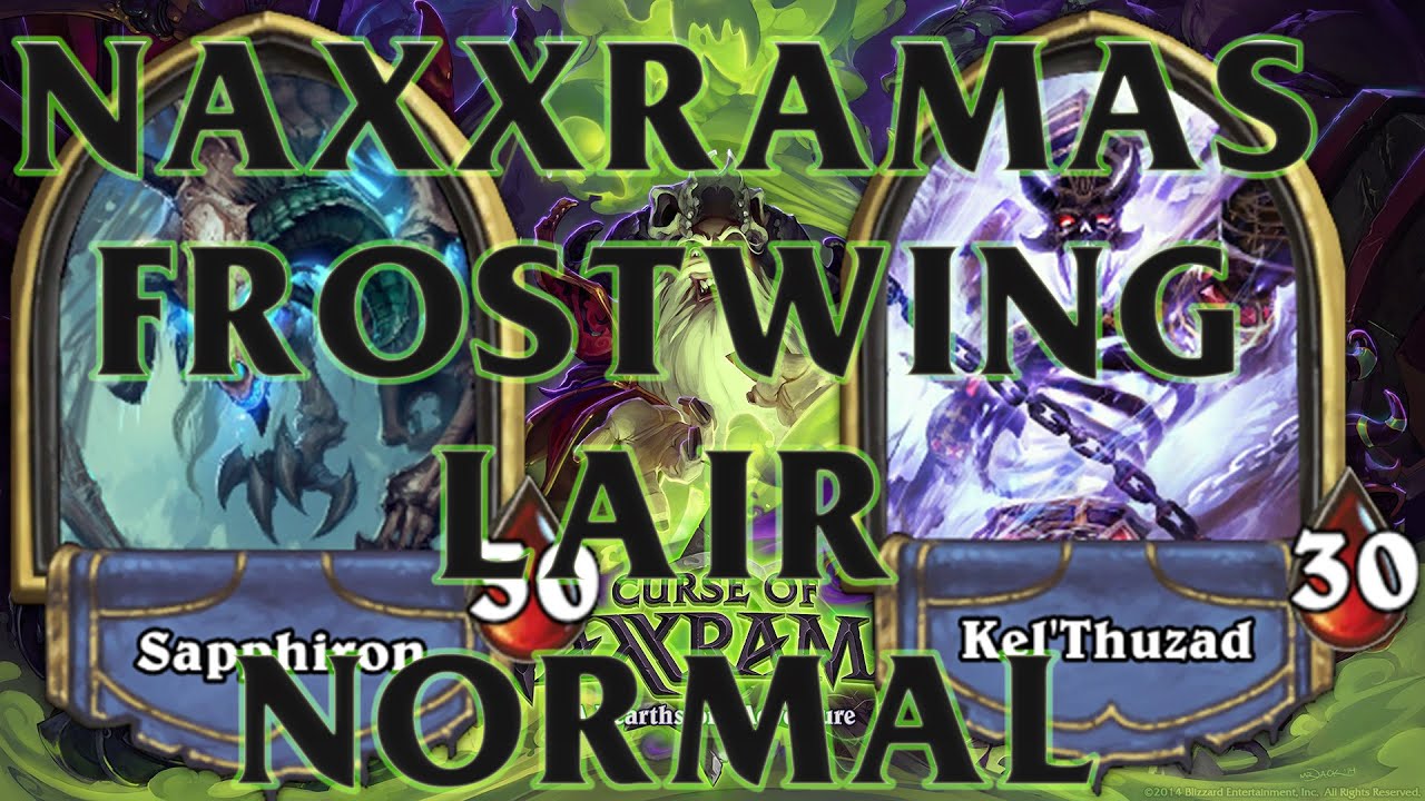 HearthStone, Curse of Naxxramas, Frostwing Lair Normal (Deathrattle ...
