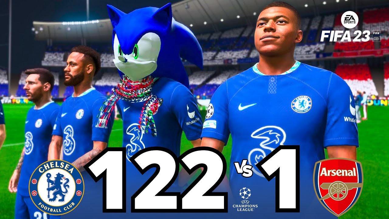 FIFA 23 | What if Mbappé Sonic Messi Neymar all stars play together ...