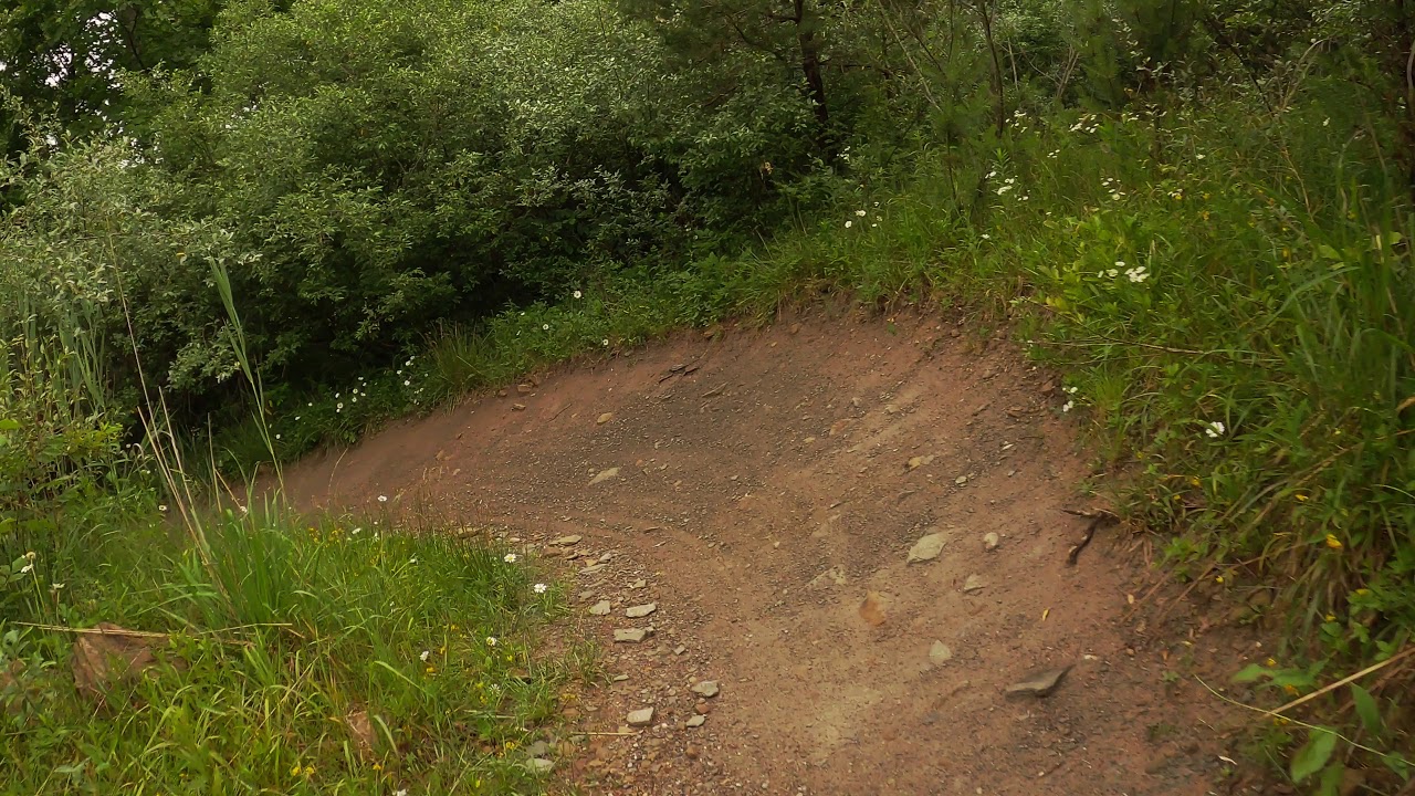 over night and East rim MTB trail - YouTube