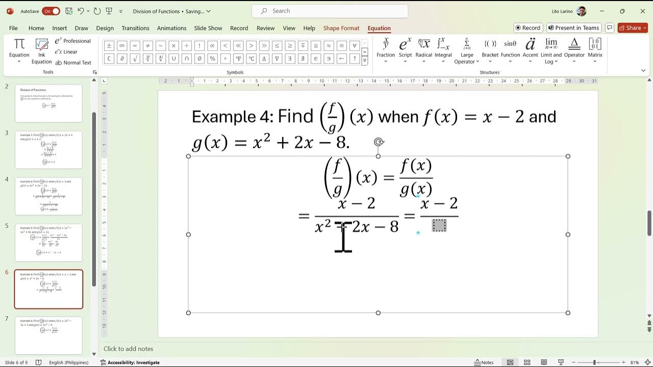 Division of Functions - YouTube