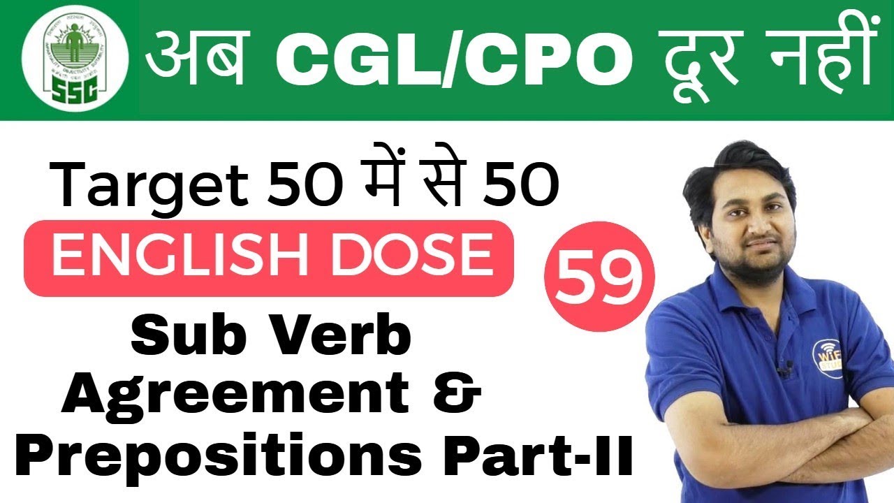 5 00 PM ENGLISH DOSE By Harsh Sir Sub Verb Agreement Prepositions 5-00-pm-english-dose-by-harsh-sir-sub-verb-agreement-prepositions