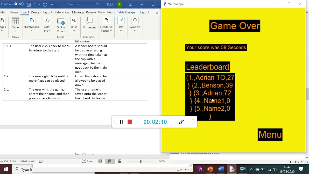 Final system testing 1 - YouTube