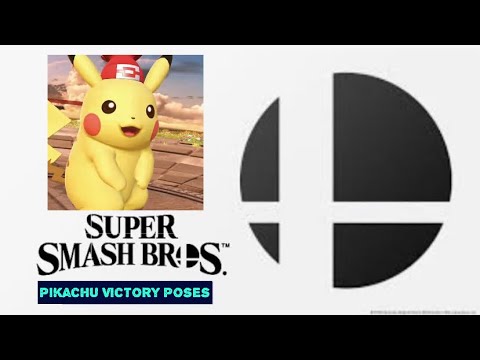 Pikachu - Super Smash Bros Ultimate Victory Poses - YouTube