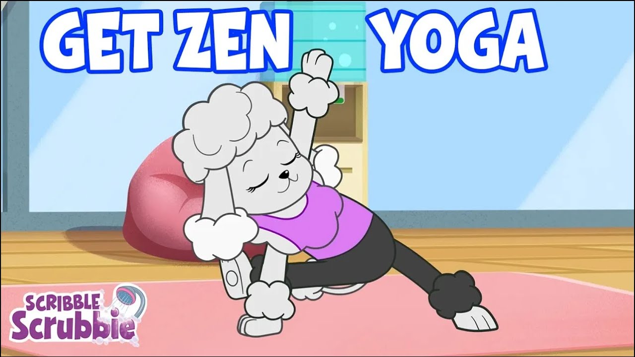 DON'T STRESS! GET ZEN! 🧘‍♀️ Scribble Scrubbie Pets YOGA | Crayola ...
