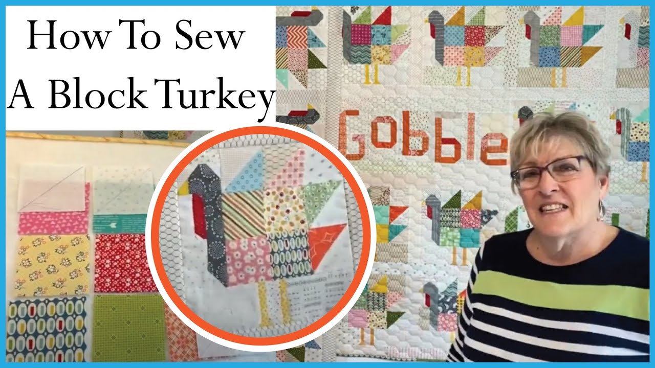 How To Make a Thanksgiving Table Runner From Gobble Gobble Turkey ...