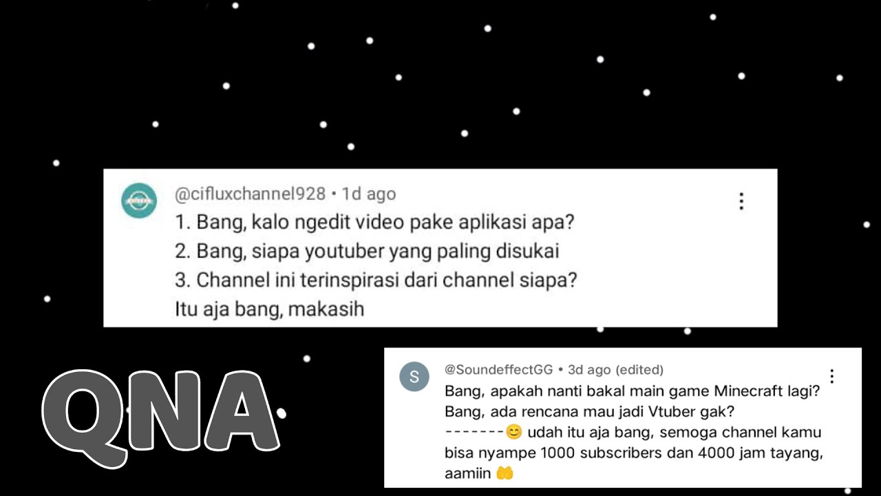 QNA 2023 - Bang, kalau ngedit pakai aplikasi apa? - YouTube