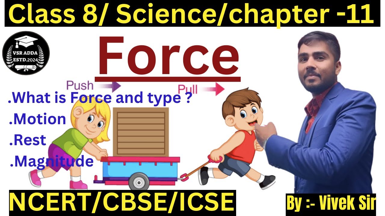Force and Pressure Full Chapter Class 8 Science | NCERT Science Class 8 ...