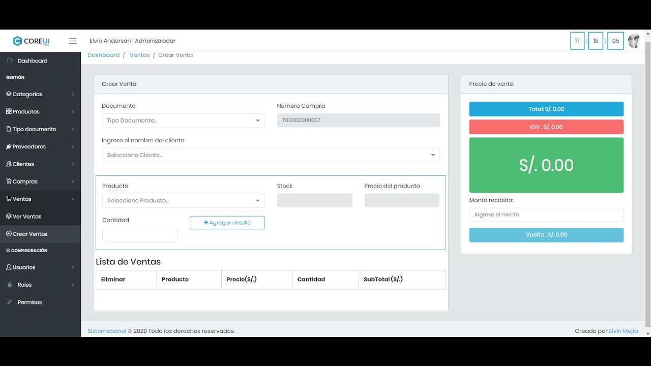 Sistema De Venta Y Compras Hecho En Php Con El Framework Laravel 58 Y Mysql Youtube