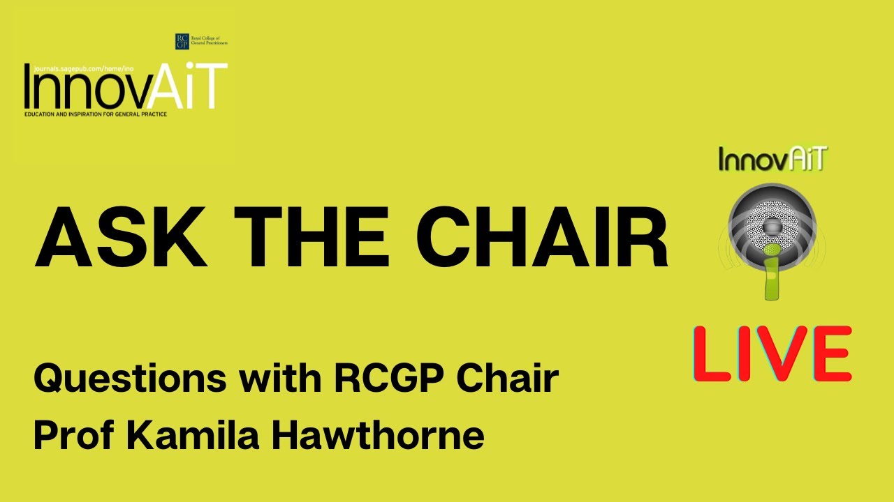 Ask the NEW Chair - Prof Kamila Hawthorne - YouTube