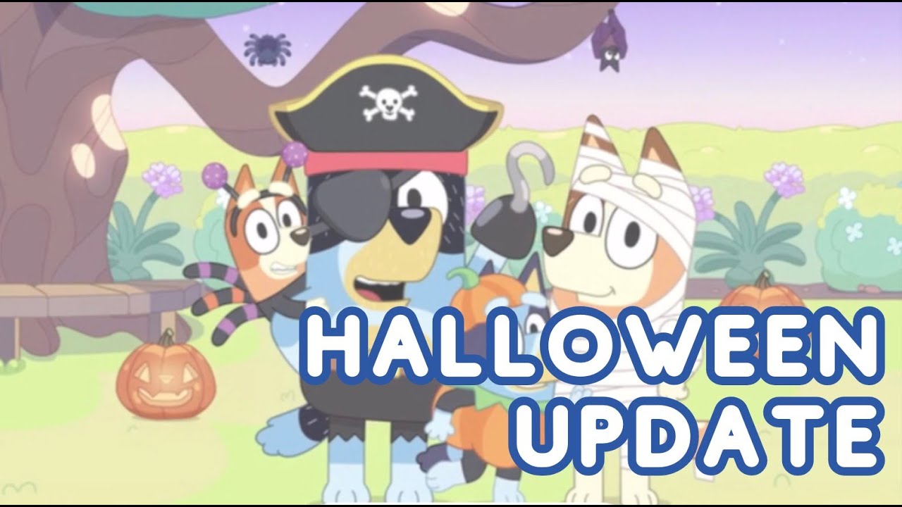 Bluey Let's Play got Halloween Update! - YouTube