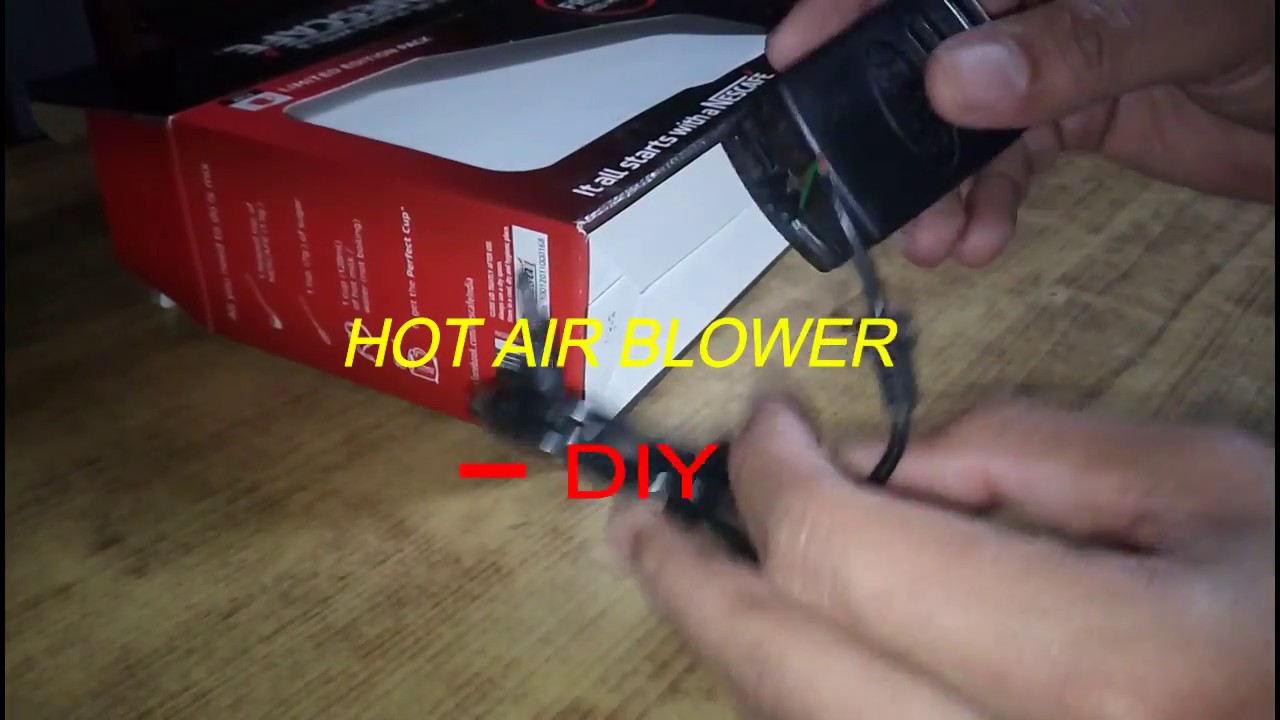 How to make a simple AIR BLOWER at Home - YouTube